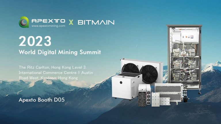 欢迎参观比特大陆 WDMS 05 Apexto 展位 D2023 - Apexto Mining