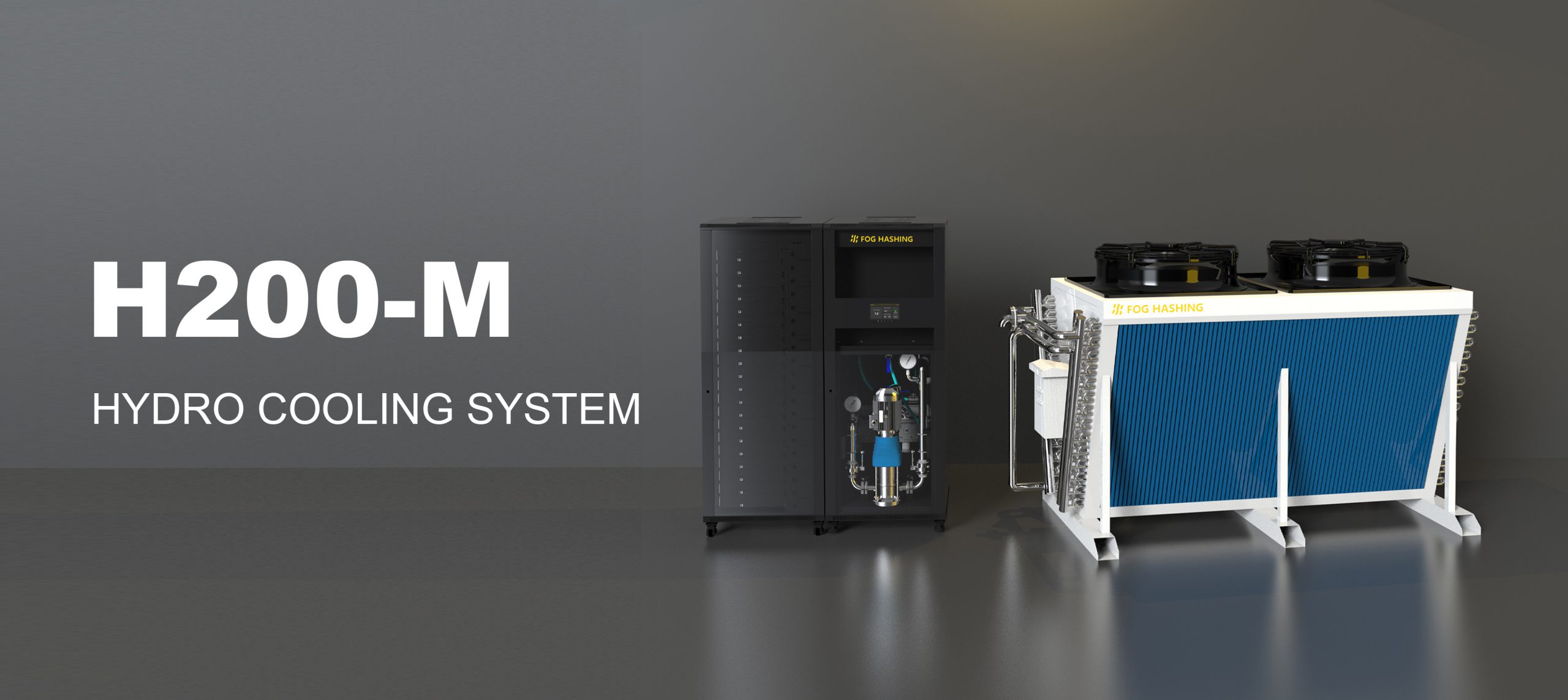 Fog Hashing Hydro Cooling Kit H200-M-2U Support 20 Units Whatsminer- Apexto Mining