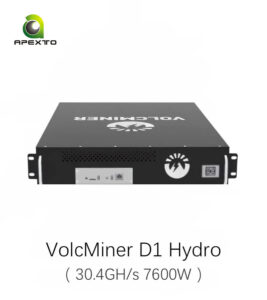 VOLCMINER D1 Hydro 30.4Gh/s Litecoin Dogecoin Bells Miner
